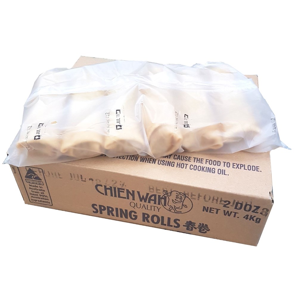 CHIEN WAH Spring Rolls 2 dozen (4) - Melbourne Food Service